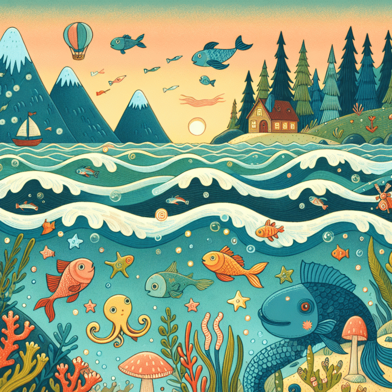 Det hemmelige liv under bølgerne - En sød godnathistorie