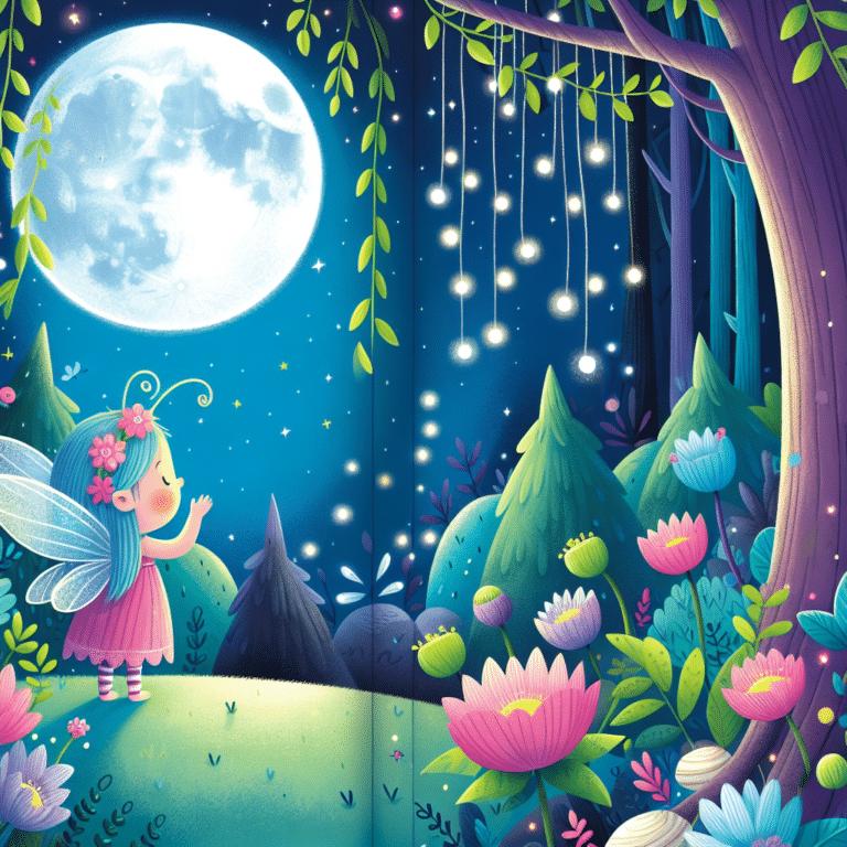 Månefeen og natblomsternes dans - En sød godnathistorie