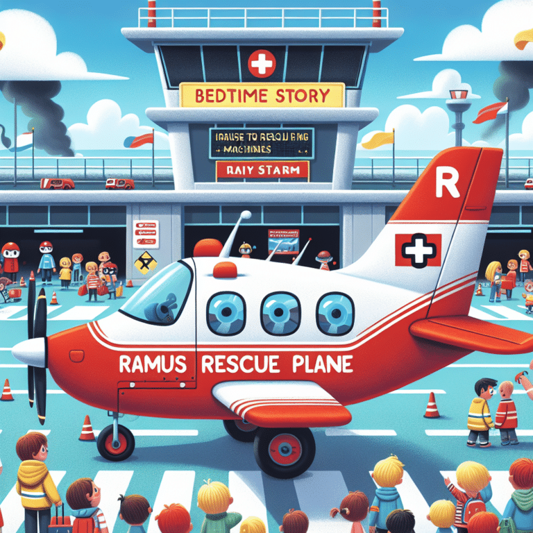 Redningsflyet Rasmus og stormen - En sød godnathistorie